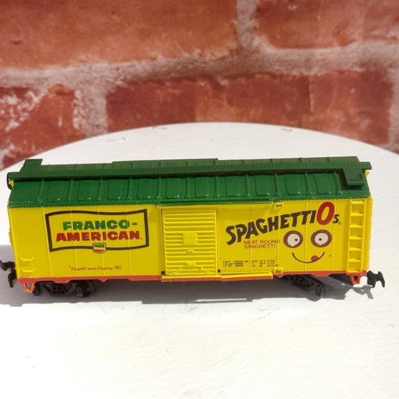 Life Like | Other | Vintage Lifelike Model Train Spaghetti Os 4 Box Car ...